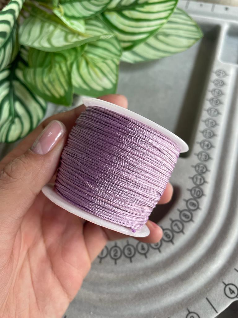 Hilo chino morado lila 1mm – Luz de luna
